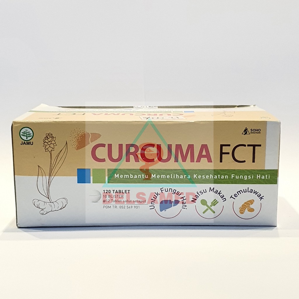 Jual Vitamin Hati Curcuma FCT strip isi 12 tablet | Shopee Indonesia