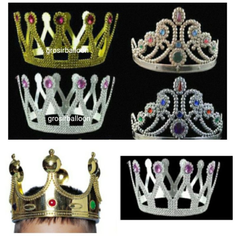 Jual Mahkota king queen /crown / tiara/ mahkota ulang tahun | Shopee ...