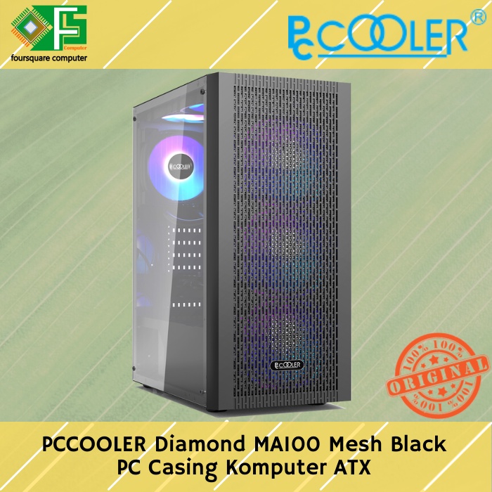 Jual Casing Komputer PCCooler Diamond MA100 Mesh Case CPU ATX | Shopee ...