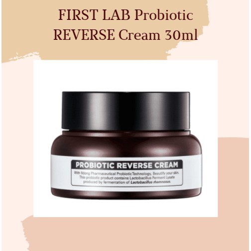 Jual FIRST LAB Probiotic REVERSE Cream 30ml Original BPOM | Shopee ...
