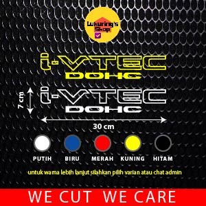 Jual Cutting Stiker i-VTEC DOHC untuk mobil keren | sticker pintu mobil ...