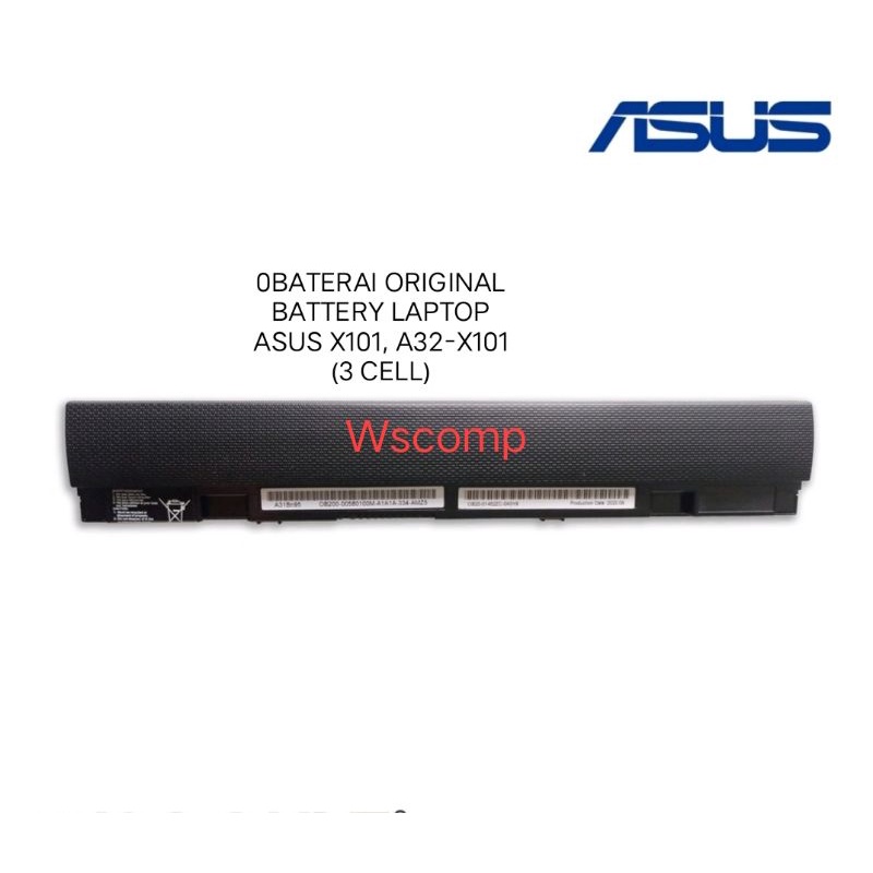 Jual BATERAI ORIGINAL LAPTOP ASUS X101, A32-X101 (3 CELL) | Shopee Indonesia