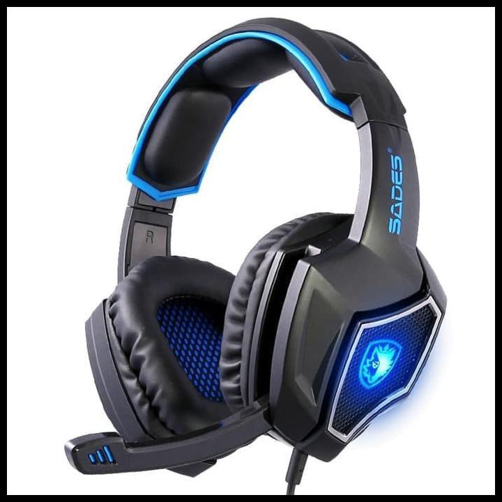Jual Headset Gaming Sades Spiritwolf 7.1 - Headphone Dan Mikrofon ...