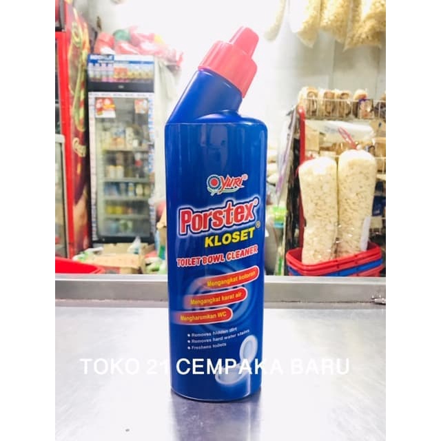 Jual Yuri Porstex KLOSET Toilet Bowl Cleaner 500 ml | Pembersih WC ...