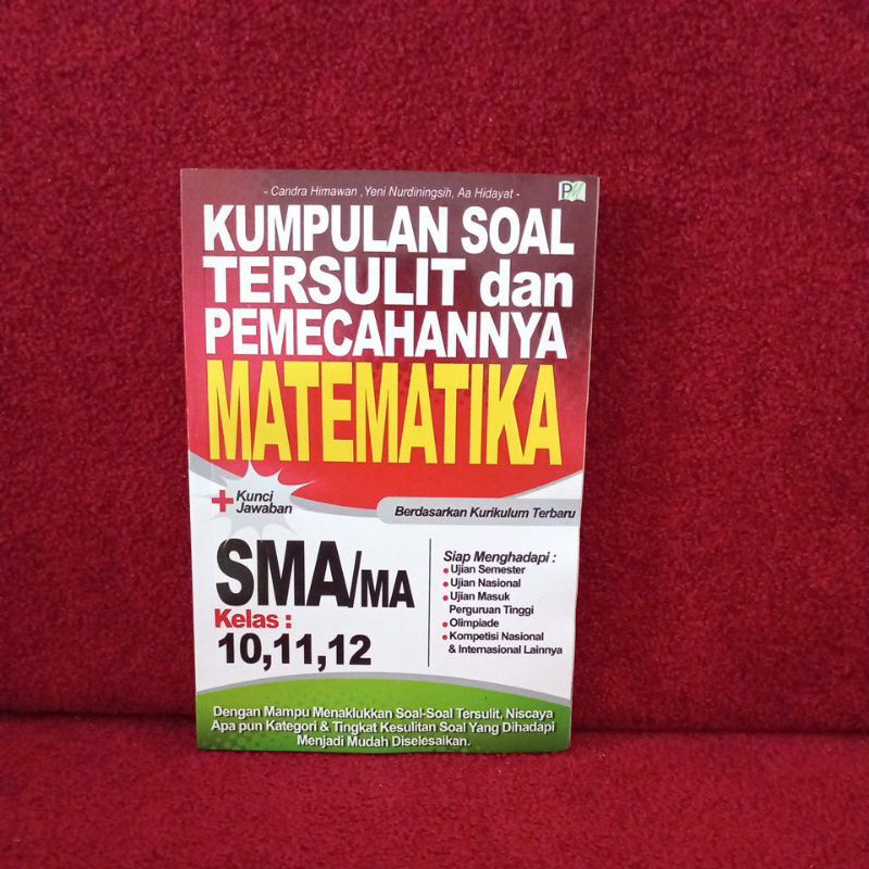 Jual Buku Bimbel - Kumpulan Soal Tersulit dan Pemecahannya Matematika ... Jual Buku Bimbel - Kumpulan Soal Tersulit dan Pemecahannya Matematika ...