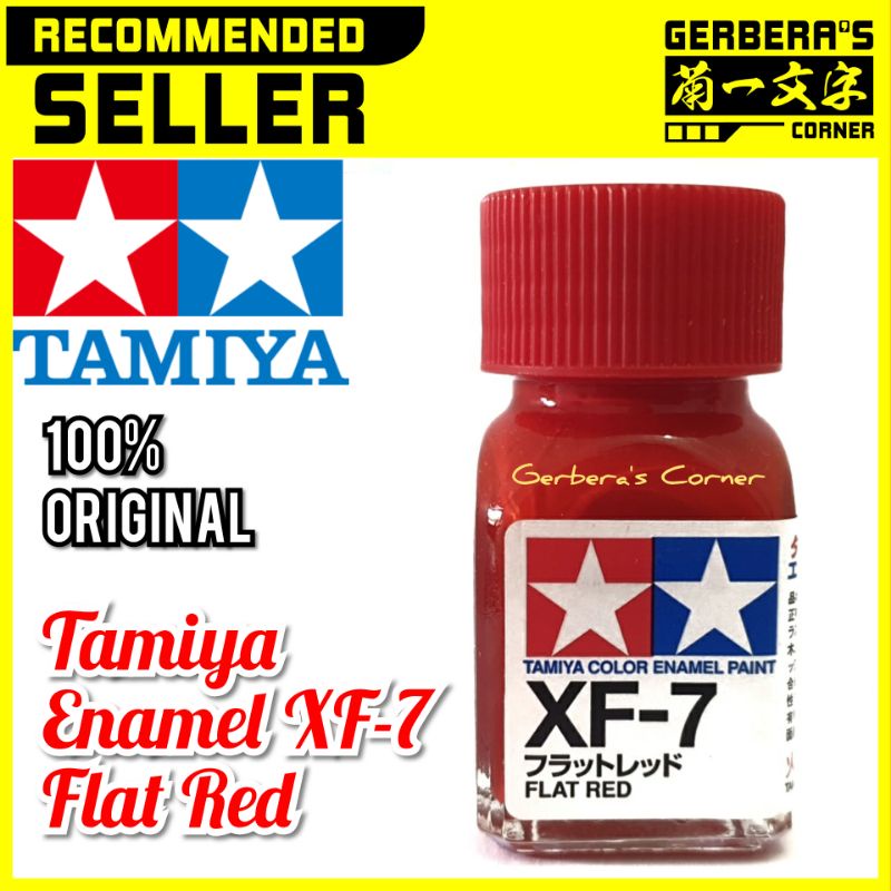 Jual Tamiya Enamel XF7 XF-7 Flat Red Cat Gundam Model Kit Kuas Airbrush ...