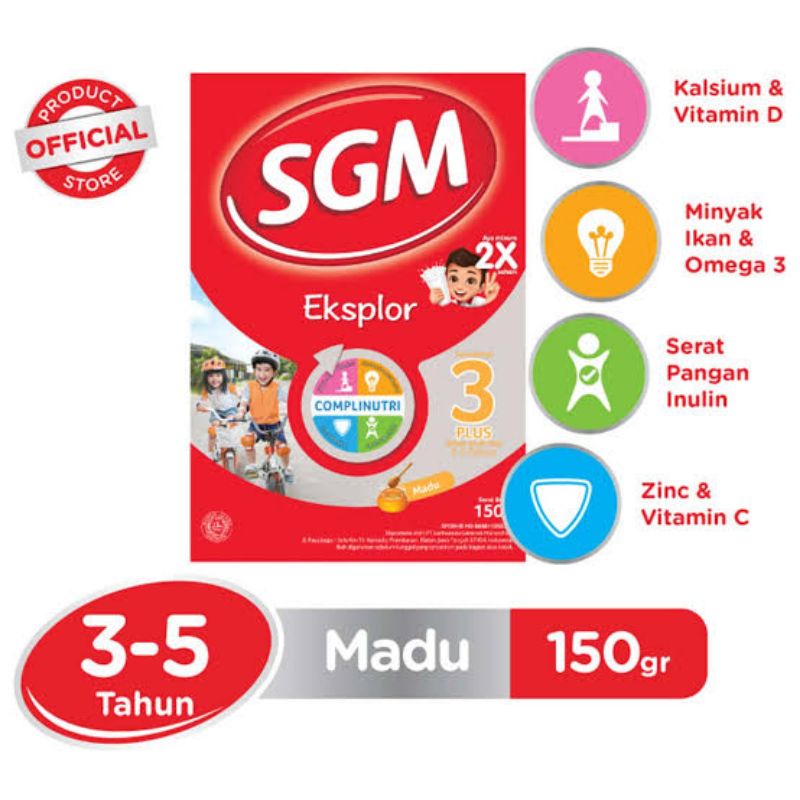 Jual Susu SGM Eksplor 3+ 150g | Shopee Indonesia
