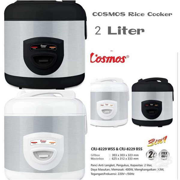 Jual COSMOS Magic Com / Rice Cooker Cosmos CRJ-8229 [2L] cosmos ...