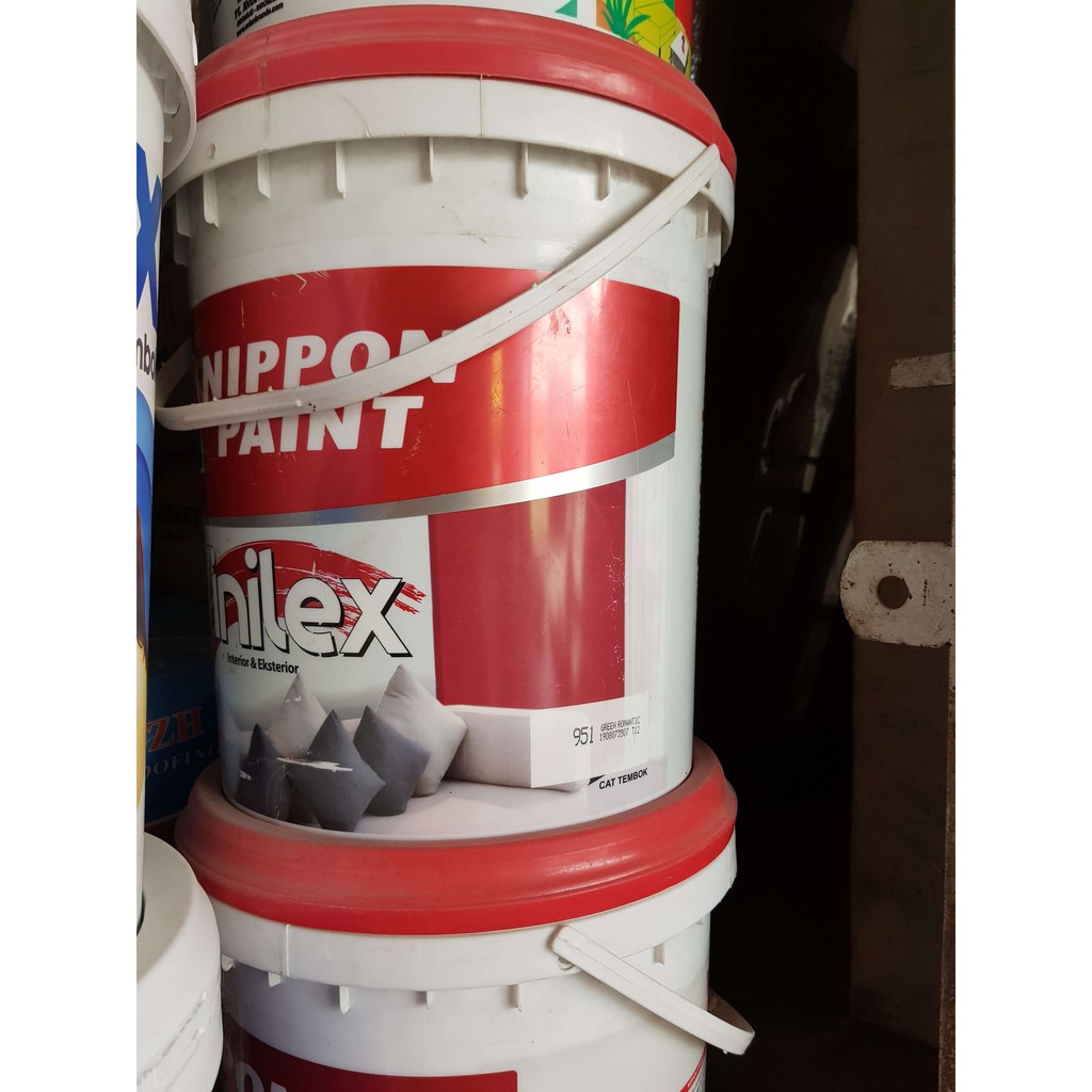 Jual Cat Vinilex Nippon Paint 25 kg/ Cat Tembok Pail Pel Interior ...