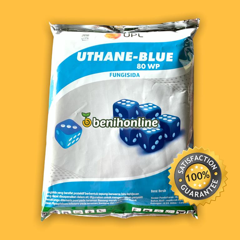 Jual FUNGISIDA - UTHANE BLUE 80 WP 800 Gram mancozeb busuk daun busuk ...