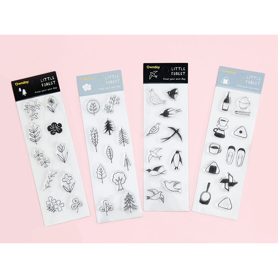 Jual Stiker Hias Little Forest DIY Stamp Stickers Tema Hutan | Shopee ...