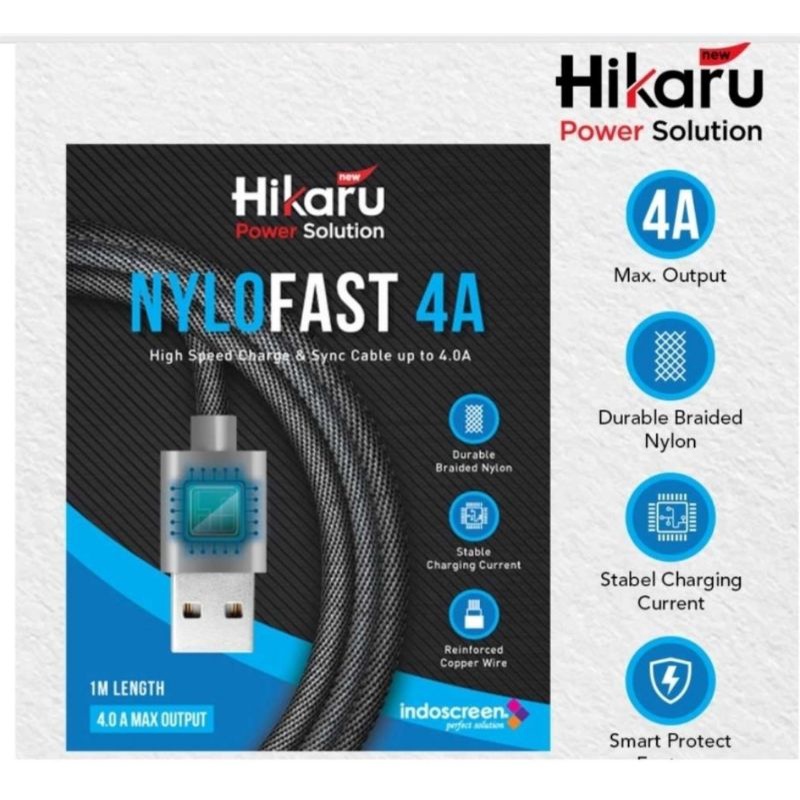 Jual NEW HIKARU FAST CHARGING TYPE C ( TIPSY ) | Shopee Indonesia