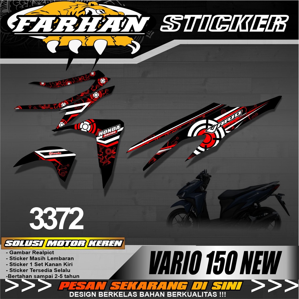 Jual STIKER STRIPING VARIO 125-150 NEW VARIASI LIST DESAIN TEGNOLOGI - STRIPING VARIO NEW SEMI ...