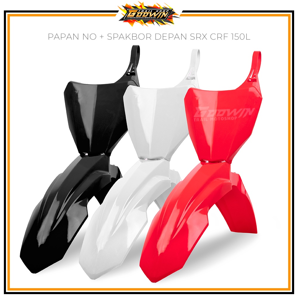 Jual Promo Sparkboard Slebor Spakbor Depan Papan Nomor Papan Plat Nomer CRF 150L 250 450 2018 ...