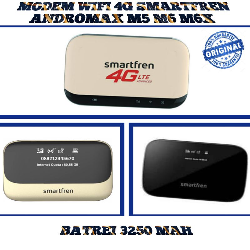 Jual MODEM WI-FI SMARTFREN ANDROMAX M2Y, M3Y, M3Z, M5, M6, M6X ( BEKAS ...