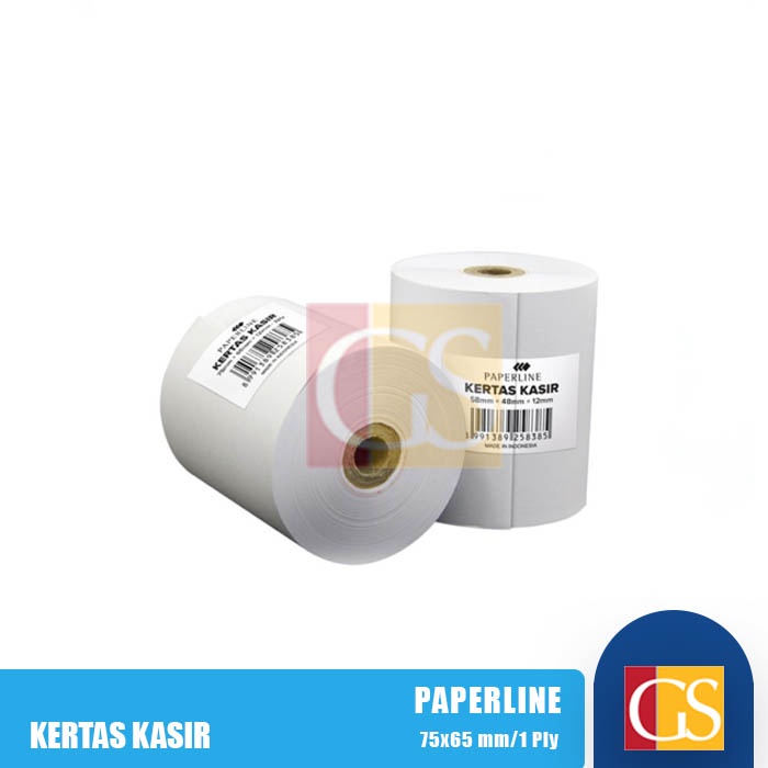 Jual Kertas Kasir / Struk Kasir / Telstruk Roll Paperline 75 x 65 mm 1 ...