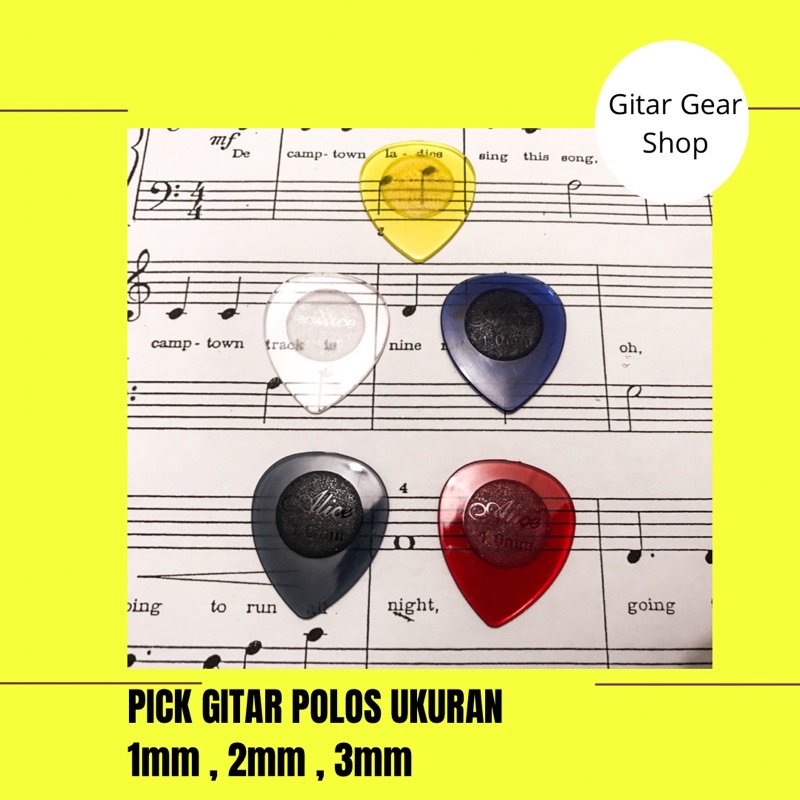 Jual PICK GITAR ALICE 3MM PICK GITAR ALICE 2MM PICK GITAR ALICE 1MM ...
