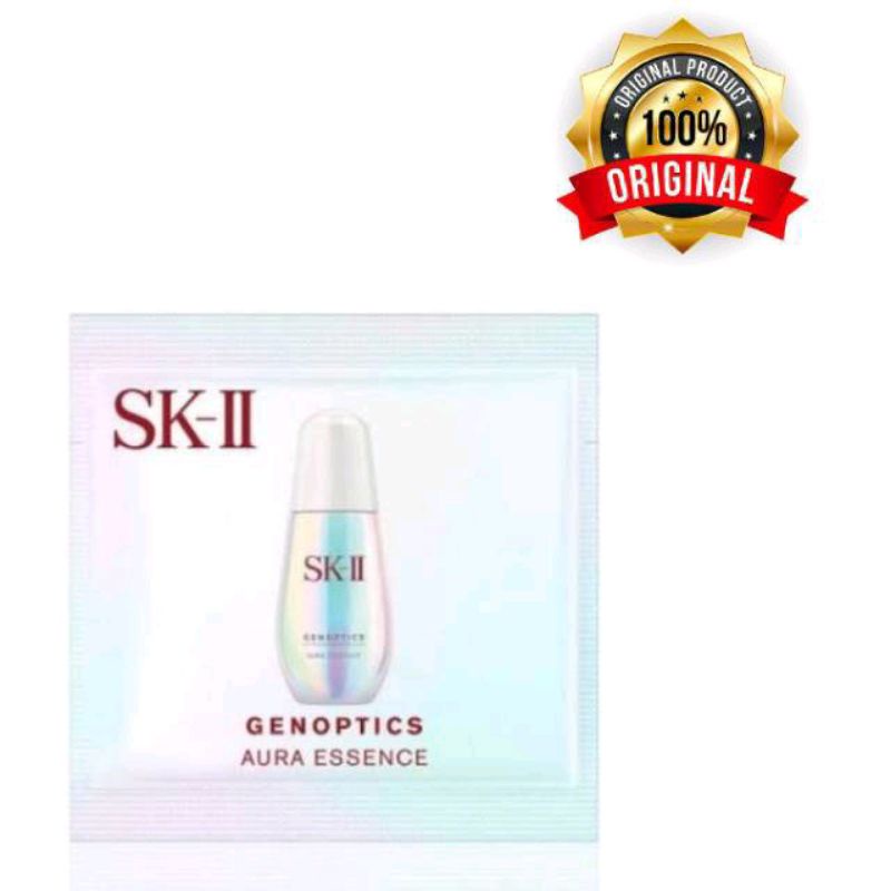 Jual SK II Genoptics Aura Essence sachet | Shopee Indonesia