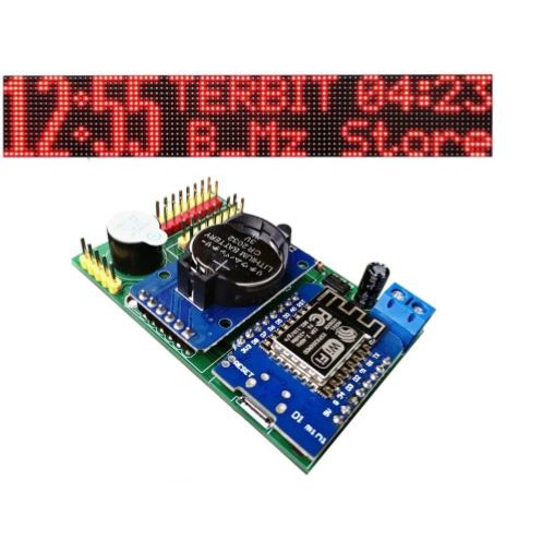 Jual Controller JWS (Jam Sholat) Wifi Murah ESP8266 Untuk 2 3 4 6 Panel ...
