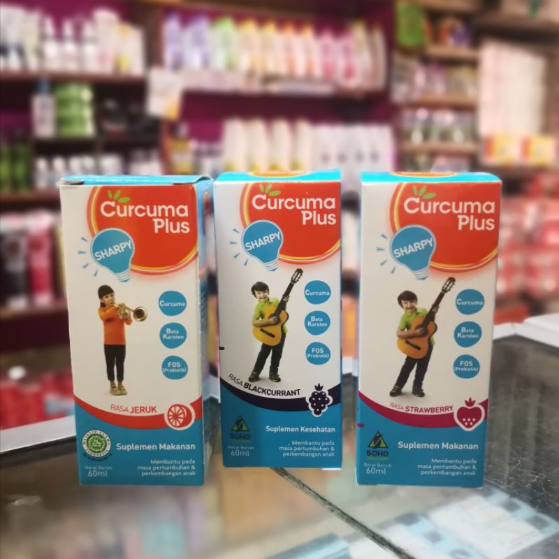 Jual Curcuma Plus Sharpy Syrup 60 ml | Shopee Indonesia