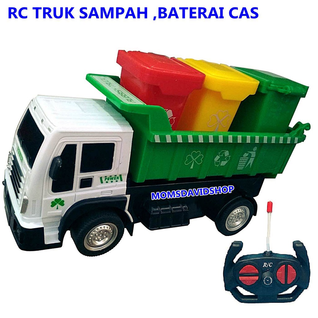 Jual rc truk sampah - remote control garbage truck-sanitation vehicle ...