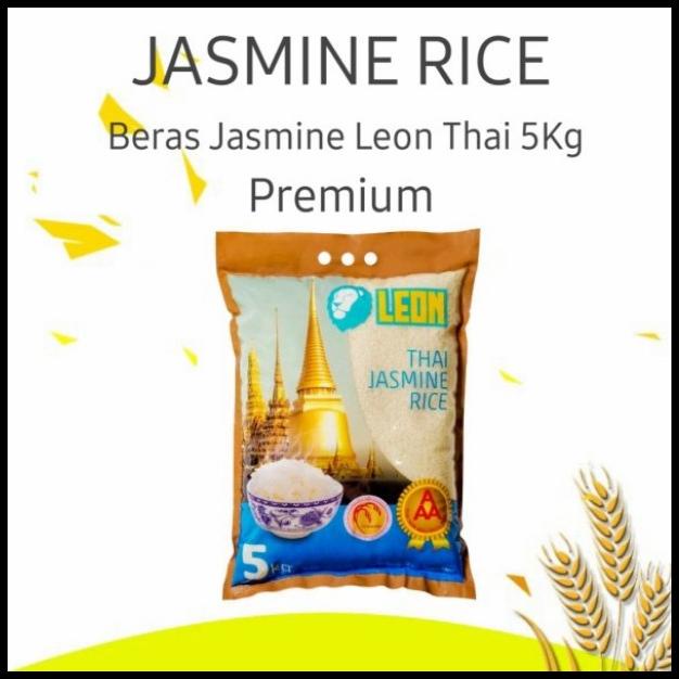 Jual Beras Leon Thai Jasmine Thailand 5Kg | Shopee Indonesia