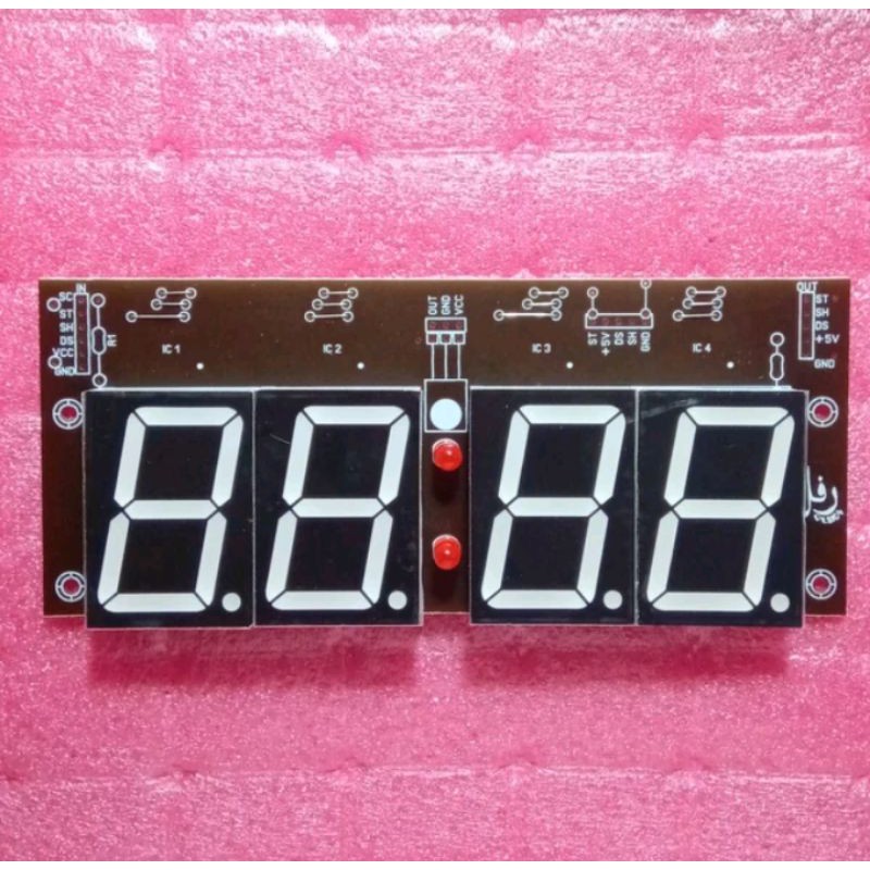 Jual Modul Seven 7 Segment 1.5 inch 4digut 74hc595 | Shopee Indonesia