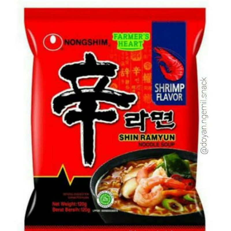 Jual NONGSHIM SHIN RAMYUN SHRIMP FLAVOR | Shopee Indonesia
