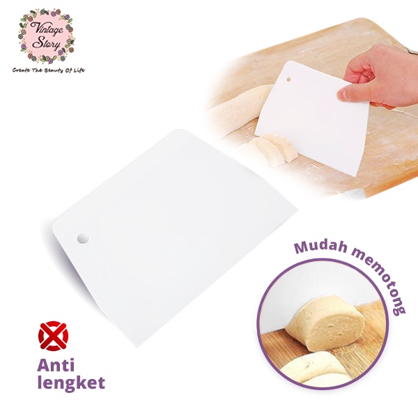Jual Scraper Alat Pemotong Adonan Kue Roti Pisau | Shopee Indonesia