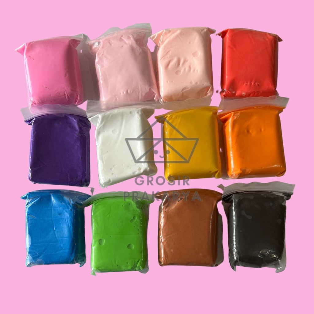 Jual Ecer Satuan Air Dry Magic Clay 1pcs Mainan Anak Light Polymer Main ...