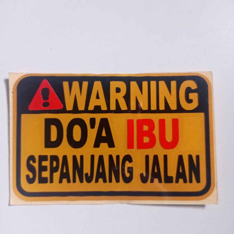 Jual Sticker cutting motor tulisan kata-kata lucu warning viral terbaru | Shopee Indonesia