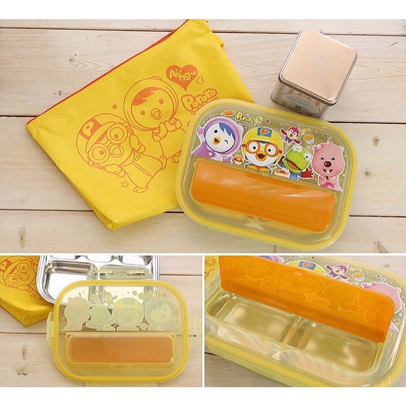 Jual Lunch Box Pororo Yellow | Shopee Indonesia