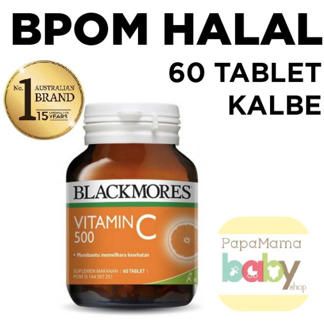 Jual Blackmores Vitamin C Vit C 500 Mg 500Mg 60 Kapsul Bpom Kalbe Halal ...