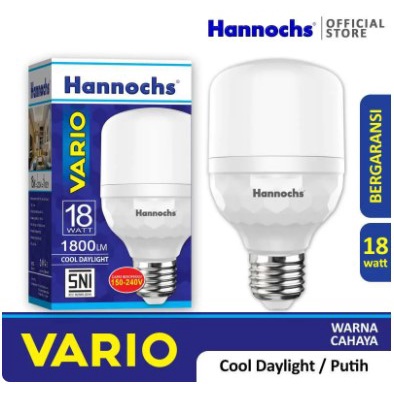 Jual PROMO - Bola Lampu Led Hannochs Vario 18 Watt Bohlam Hannochs Led Vario 18 W | Shopee Indonesia