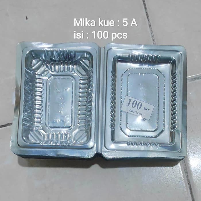 Jual plastik mika Kue uk 5A(isi 100pcs), kotak kue plastik, tempat kue ...