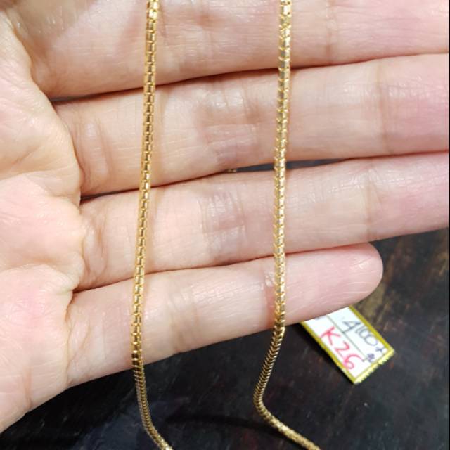 Jual Kalung emas model panjang berat 4.1gr | Shopee Indonesia