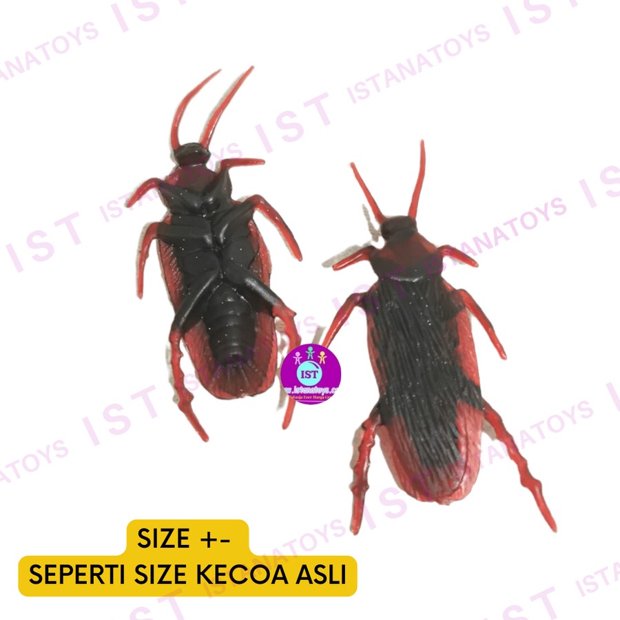 Jual Mainan Anak Kecoa Plastik Mainan Jahil Lucu Prank Toys Kecoa Palsu ...