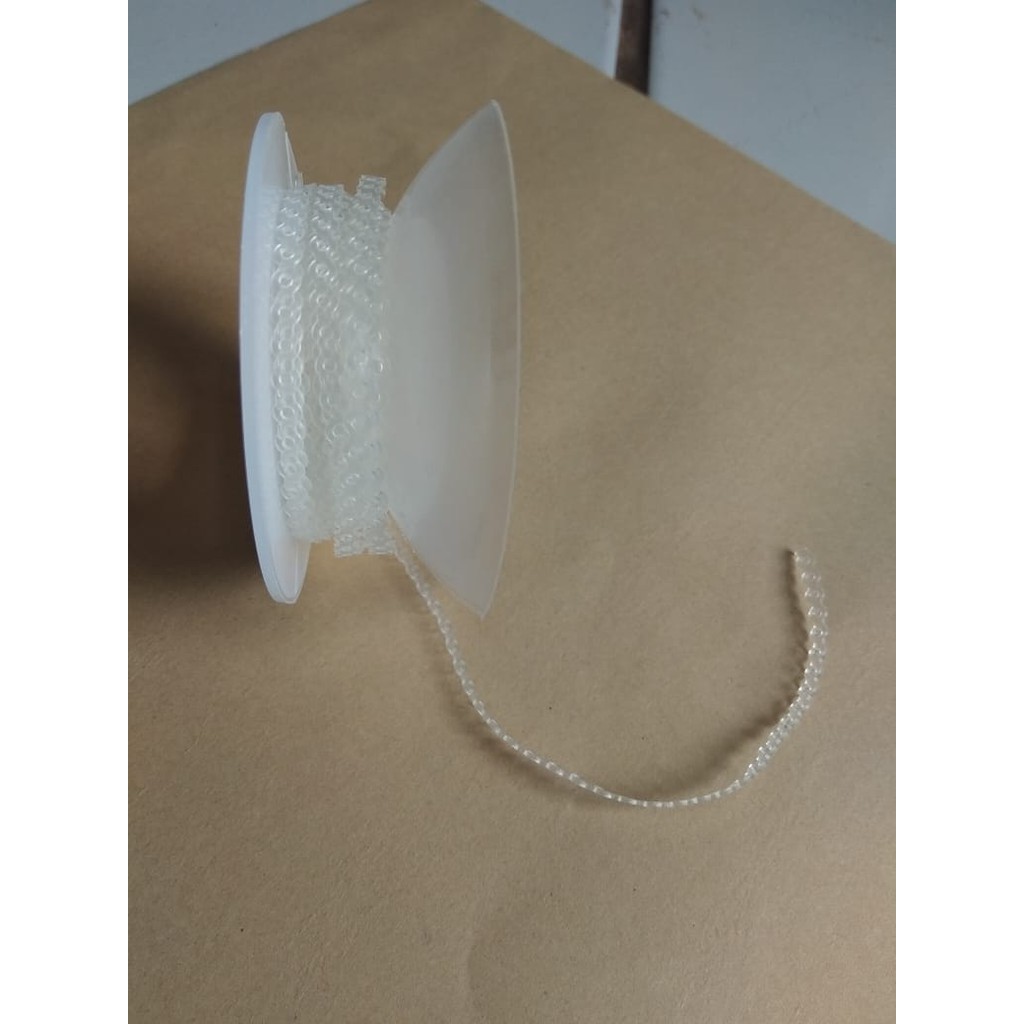 Jual Karet behel power chain transparan 1 meter | Shopee Indonesia