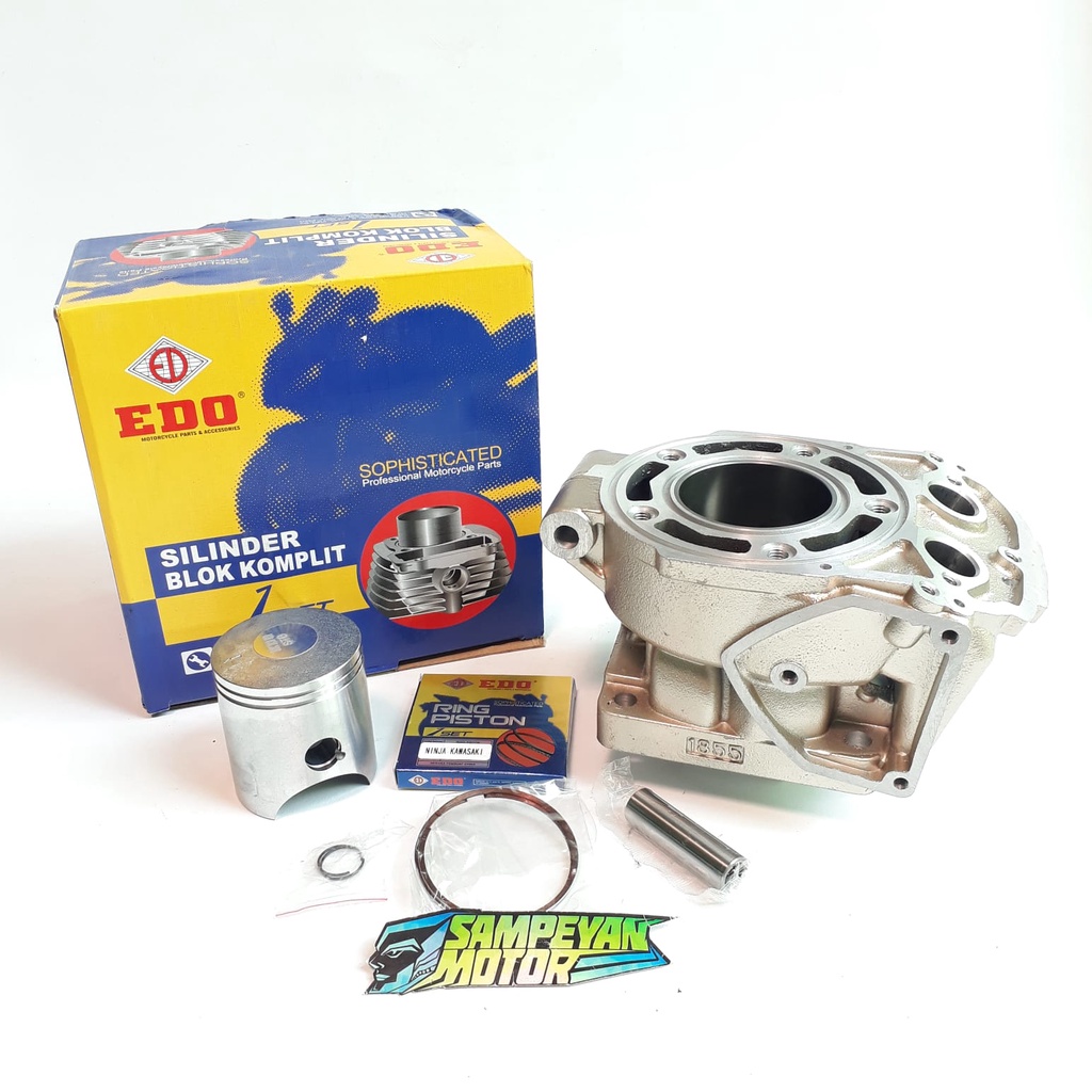 Jual Silinder Blok Cylinder Block Set Seher Piston Kawasaki Ninja 150 R EDO | Shopee Indonesia