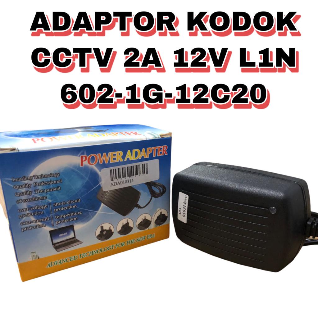 Jual ADAPTOR KODOK CCTV 2A 12V LIN 601-1G-12C20 | Shopee Indonesia