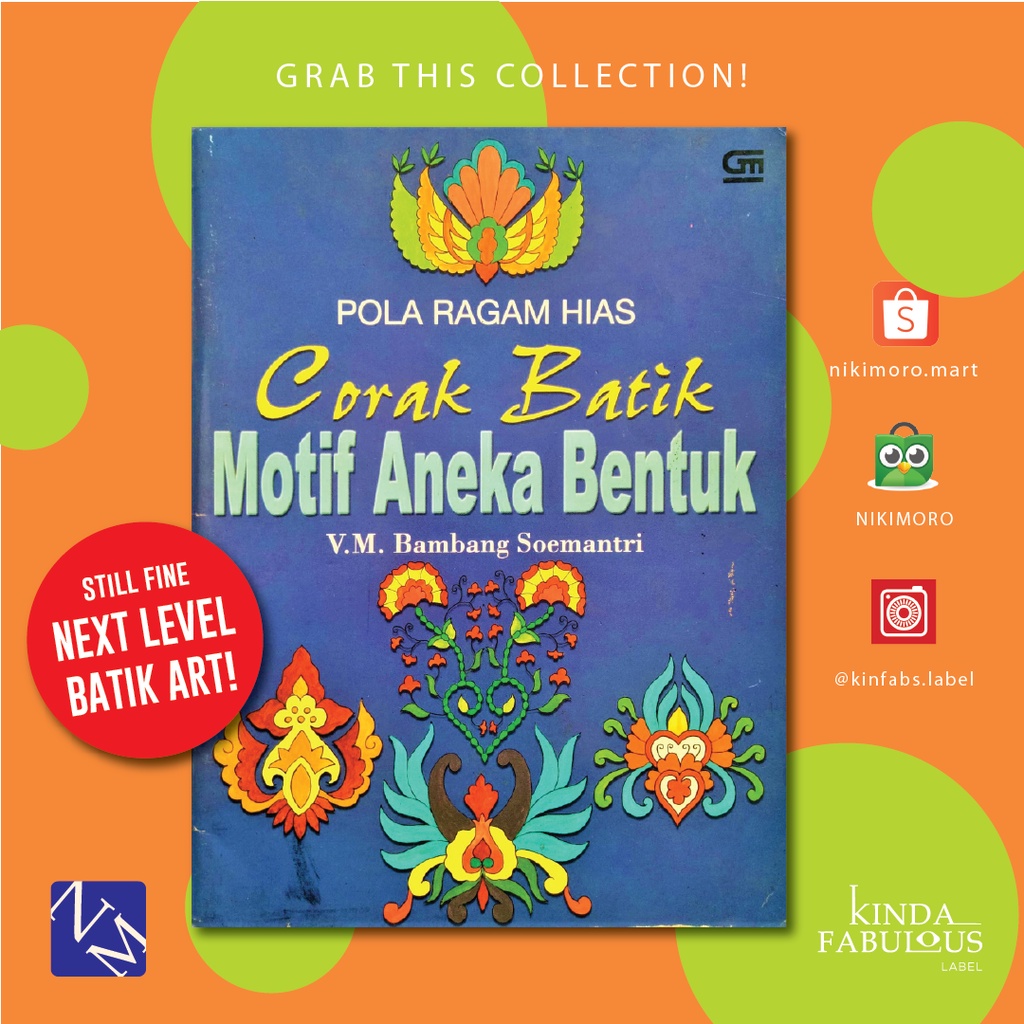 Jual Pola Ragam Hias: Corak Ragam Batik Motif Aneka Bentuk | Shopee ...