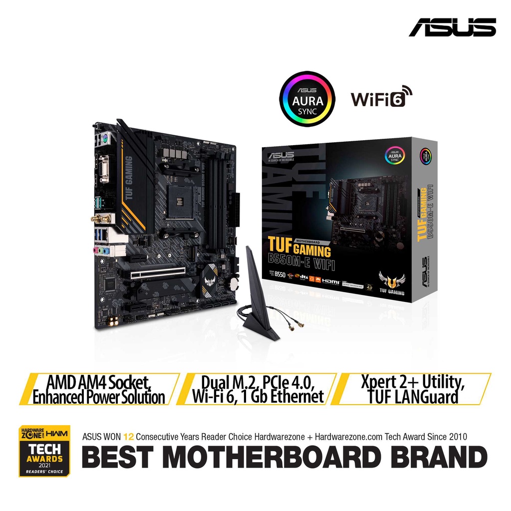 Jual ASUS TUF GAMING B550M-E WIFI | Motherboard AMD Ryzen AM4 Micro ATX ...