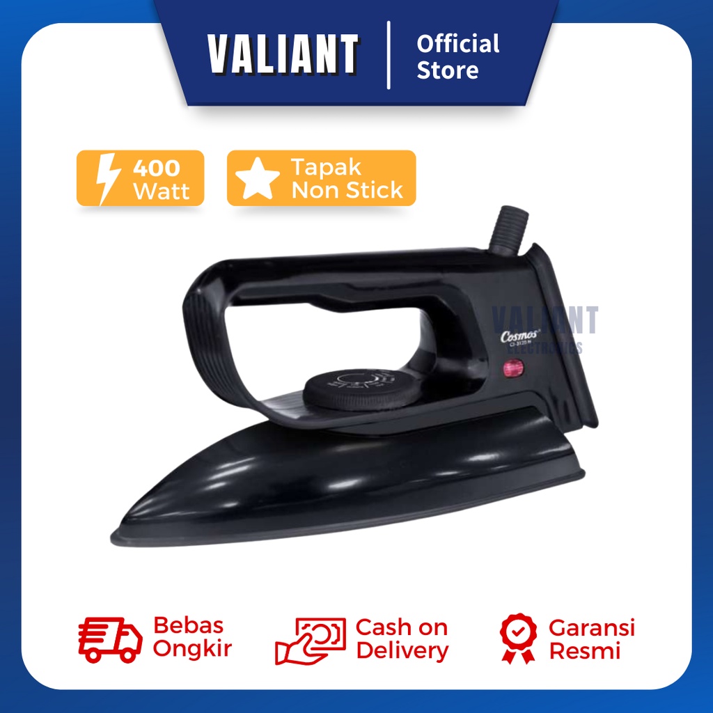 Jual Cosmos Setrika Listrik Non Stick Soleplate CI-3120 N | Shopee ...