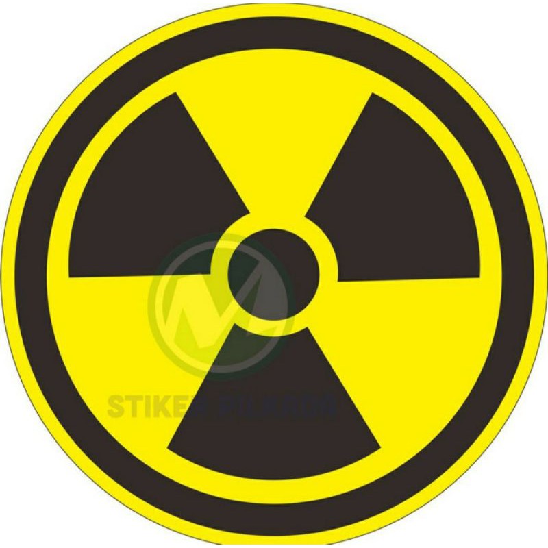 Jual STIKER VINYL AWAS RADIASI 15x15CM | Shopee Indonesia