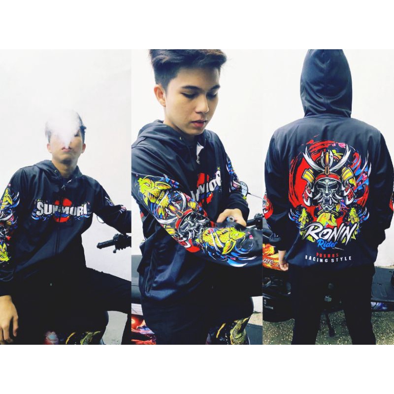 Jual Jaket hoodie sunmori terbaru dengan desain gambar sukajan | Shopee ...