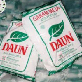 Jual garam meja cap daun 2 bungkus | Shopee Indonesia