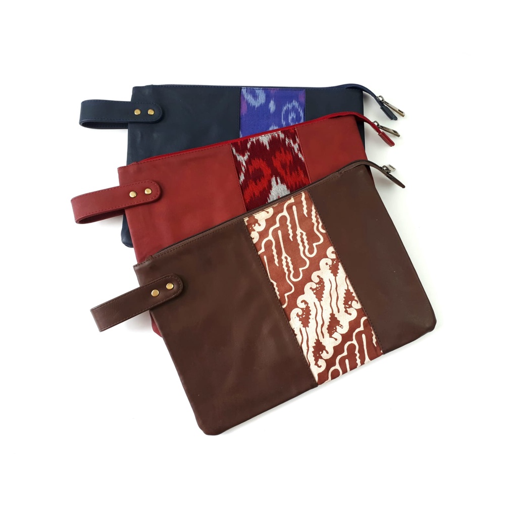 Jual Bukuku Pouch Batik Pouch Tenun Corporate Souvenir 100% Handmade ...