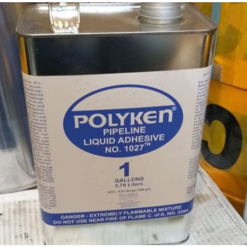 Jual Polyken Primer 1027 / Lem Pipa Bawah Tanah 3,78 Liter / Cairan ...