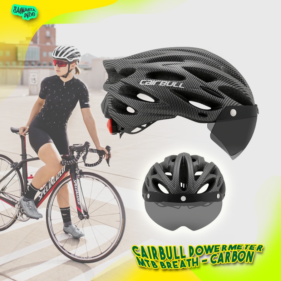 Jual Helm Gowes Helem Lipat Fixie Helm Sepeda Kacamata Hitam MTB Lubang ...