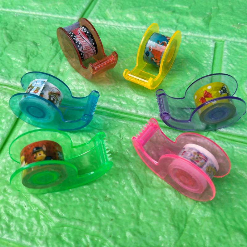 Jual ISOLASI KEONG/ISOLASI KADO TAPE MOTIF ANIMASI/POLOS GROSIR ...